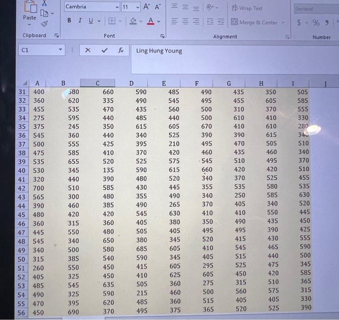 Solved 4 If you obtained all possible samples and computed | Chegg.com