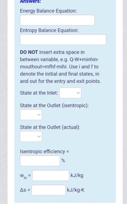 Solved Answers: Energy Balance Equation: Entropy Balance | Chegg.com