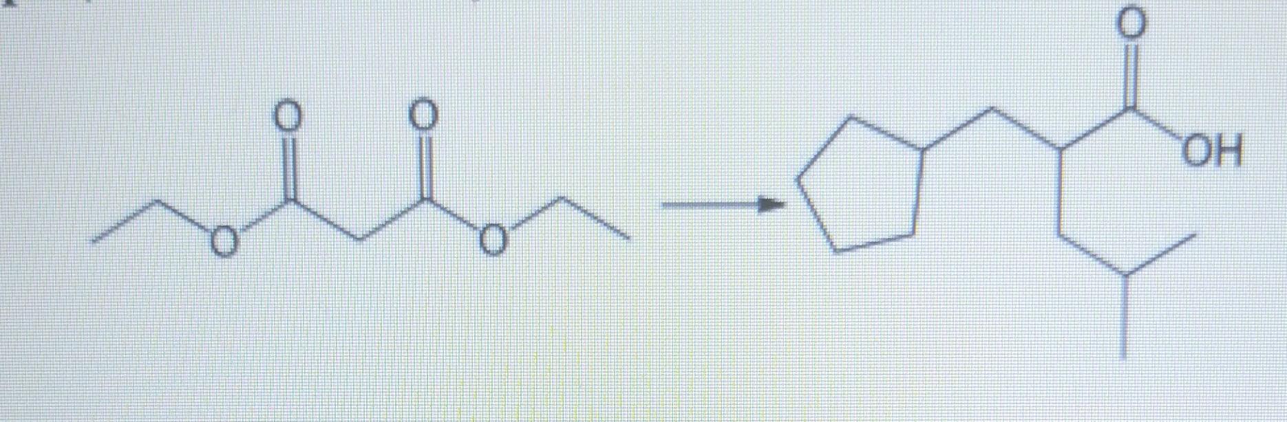 Solved Using your understanding of malonic ester synthesis, | Chegg.com