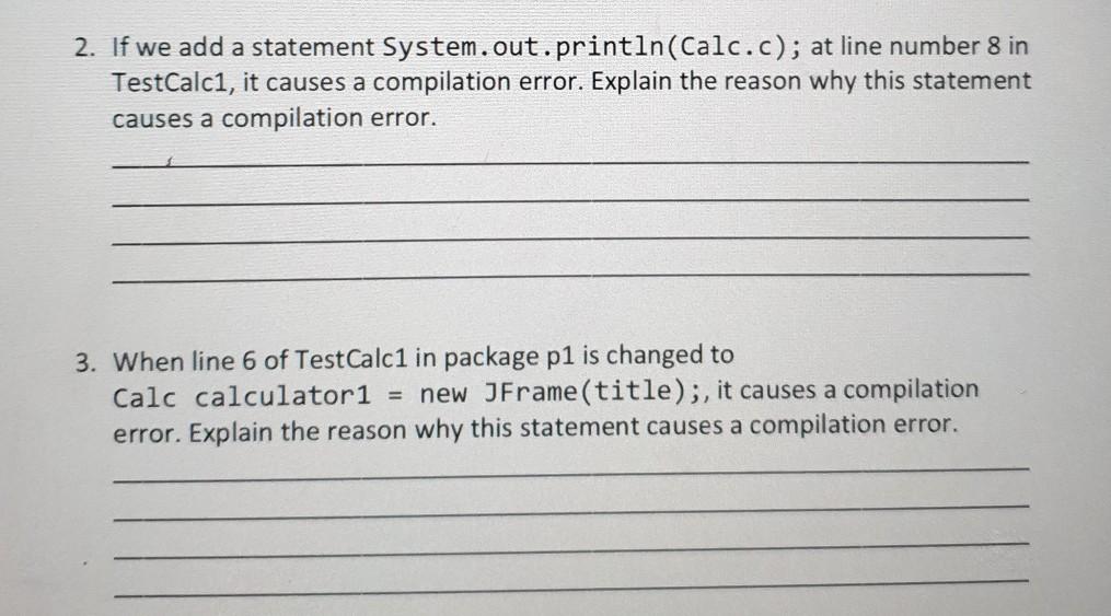 Solved Use UMLs of ActionListener, JFrame, and a code of a | Chegg.com