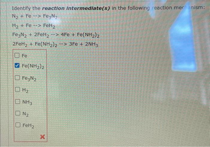 Solved Identify the reaction intermediate(s) in the | Chegg.com