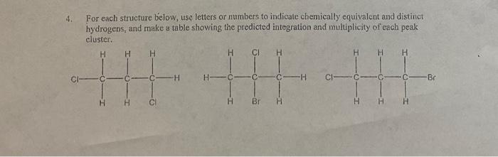 Solved For each structure below, use letters or numbers to | Chegg.com