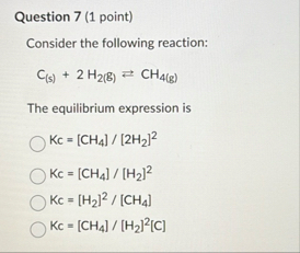 Solved Question 7 (1 ﻿point)Consider the following | Chegg.com