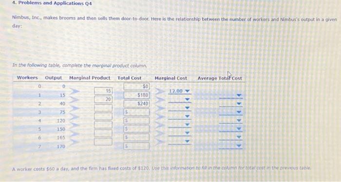 Solved 4. Problems and Applications 04 Nimbus, Inc., makes | Chegg.com