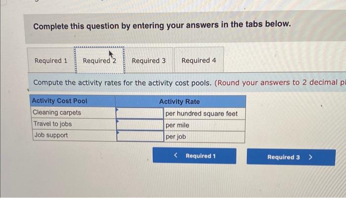 Solved Required: 1. Prepare the first-stage allocation of | Chegg.com