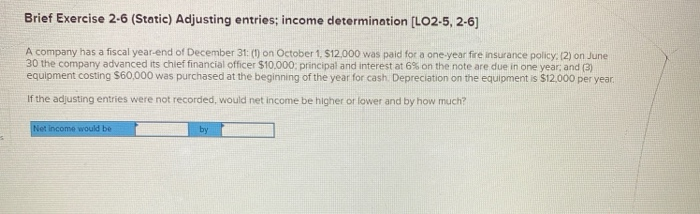 Solved Brief Exercise 2-1 (Static) Transaction analysis | Chegg.com