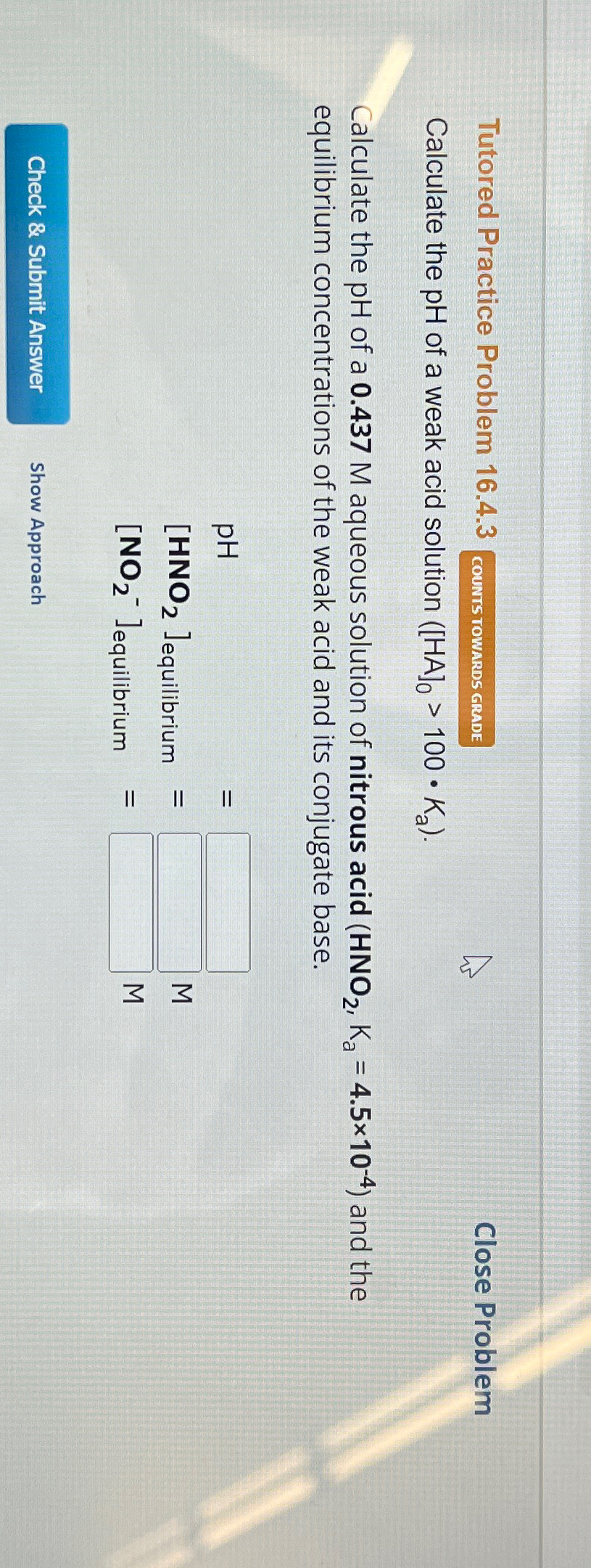 Solved Tutored Practice Problem 16 4 3 ﻿counis Towards