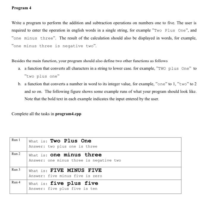 Solved Program 3 Write A Program That Performs Basic 8212