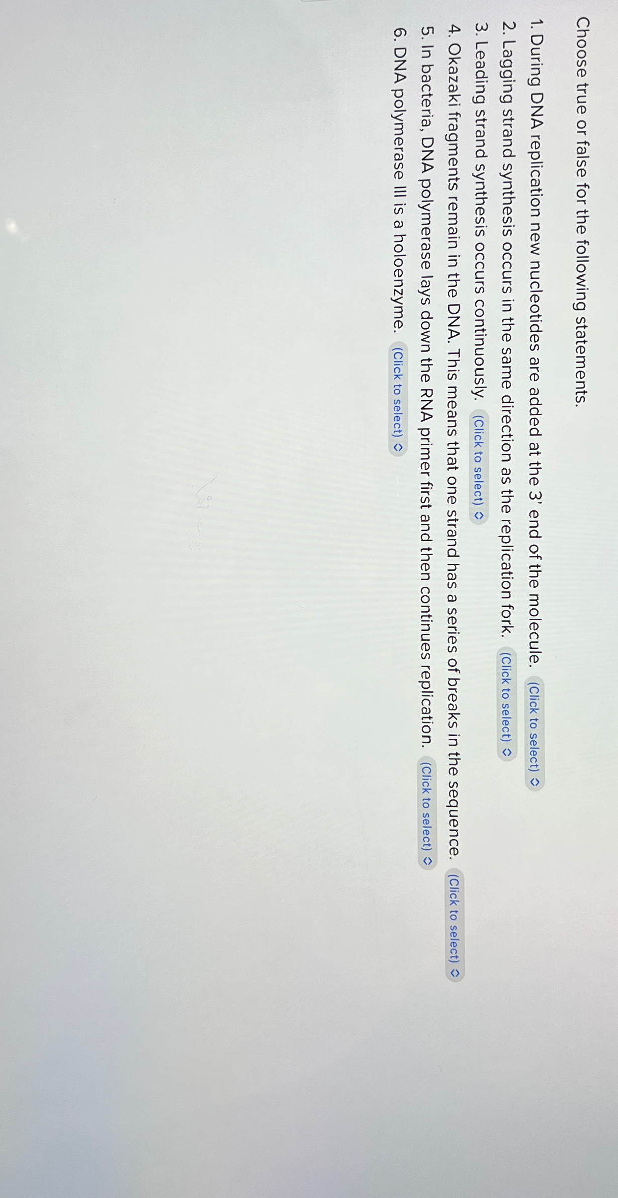 Solved Choose true or false for the following | Chegg.com Solved Choose true or false for the following | Chegg.com