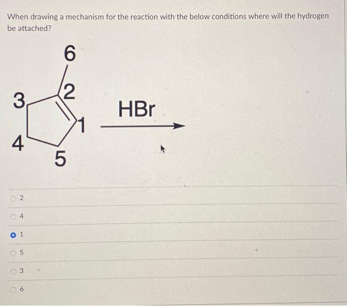Solved When drawing a mechanism for the reaction with the | Chegg.com