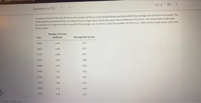Solved It appears that cver the past 50 years, the number of | Chegg.com