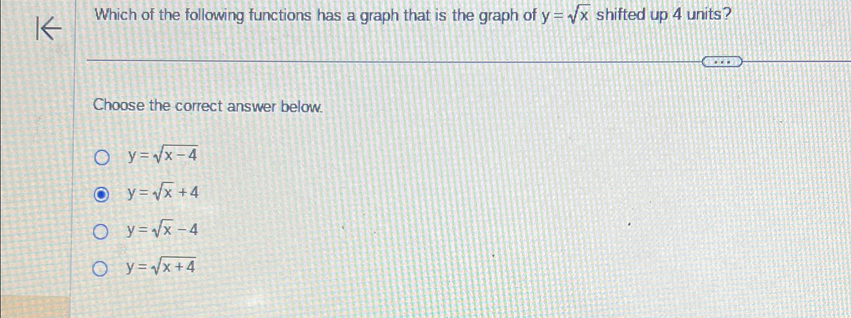 Solved Which of the following functions has a graph that is | Chegg.com