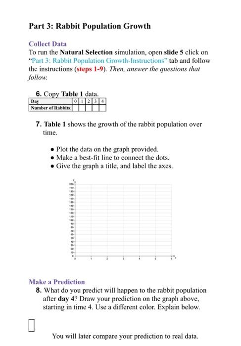 Solved Modeling Population Growth Follow the instructions to | Chegg.com