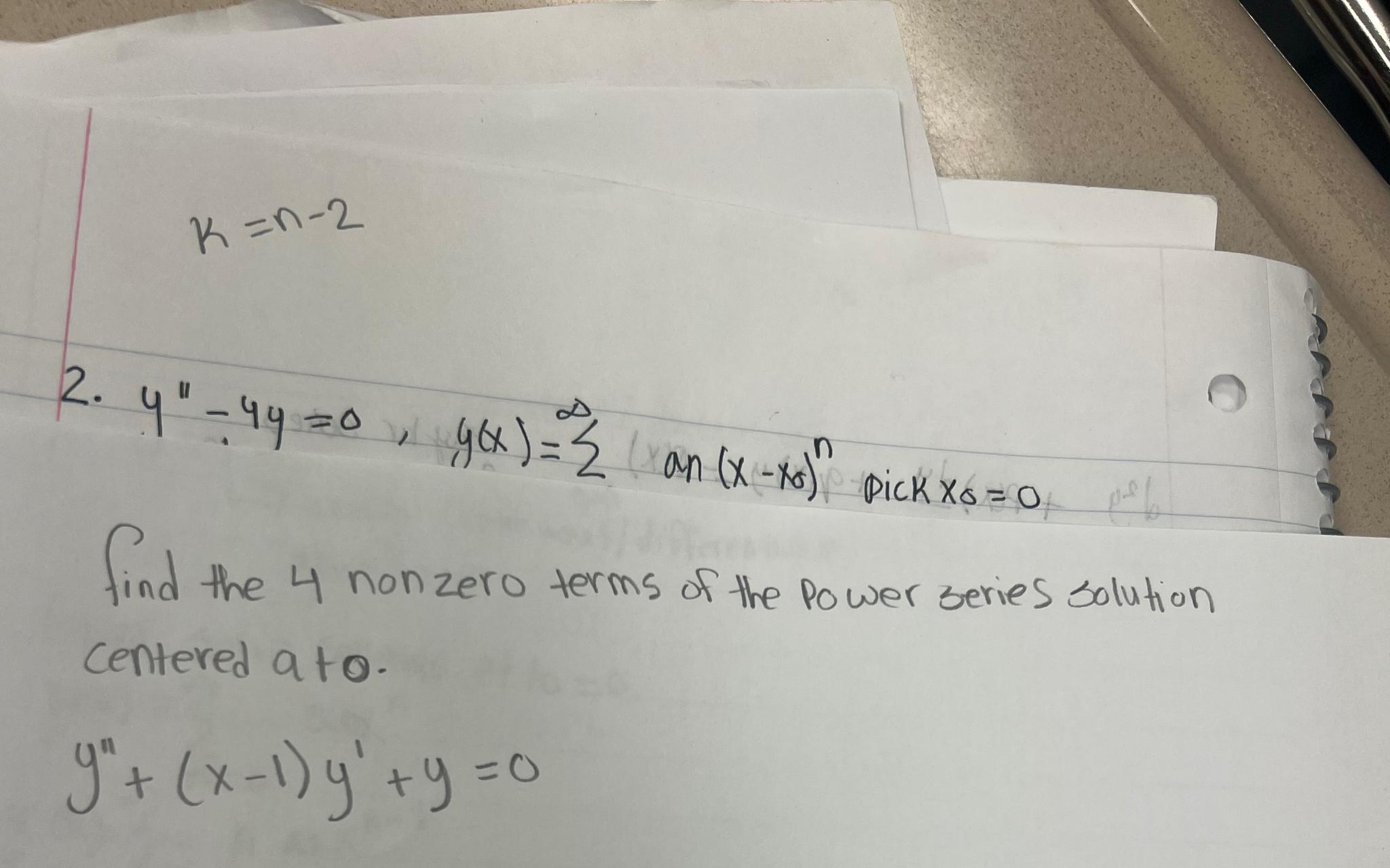 Solved find the 4 ﻿nonzero terms of the power Series | Chegg.com