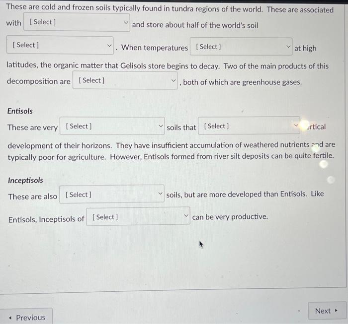 Solved created in shallow lakes and ponds from typically | Chegg.com