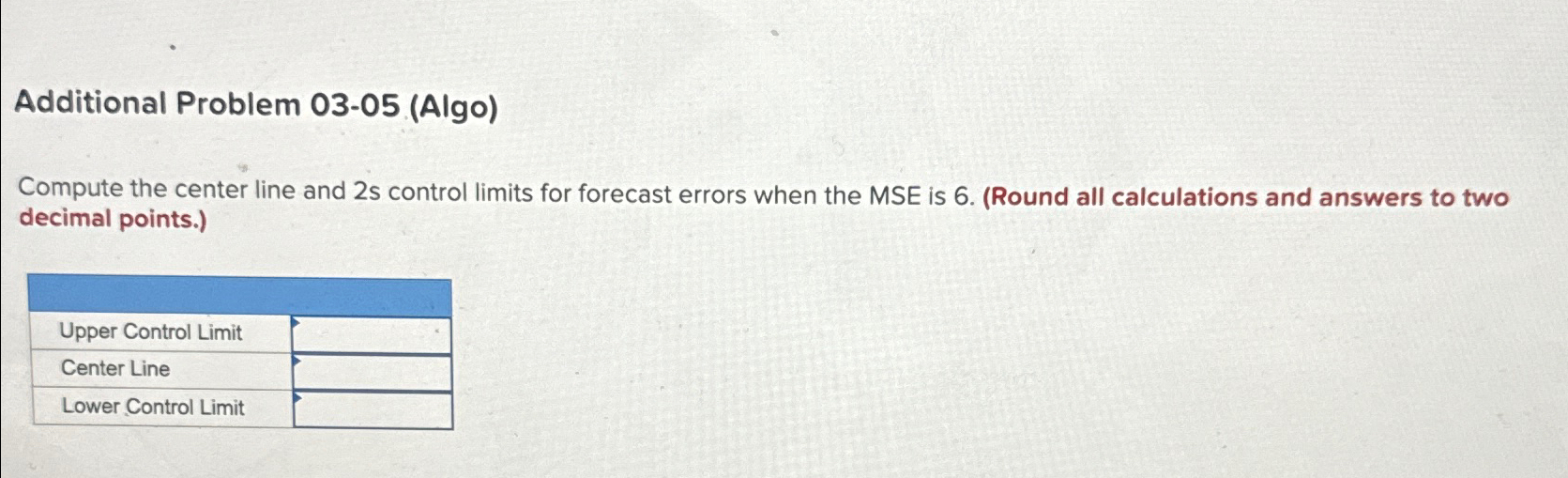 Solved Additional Problem 03-05 (Algo)Compute the center | Chegg.com