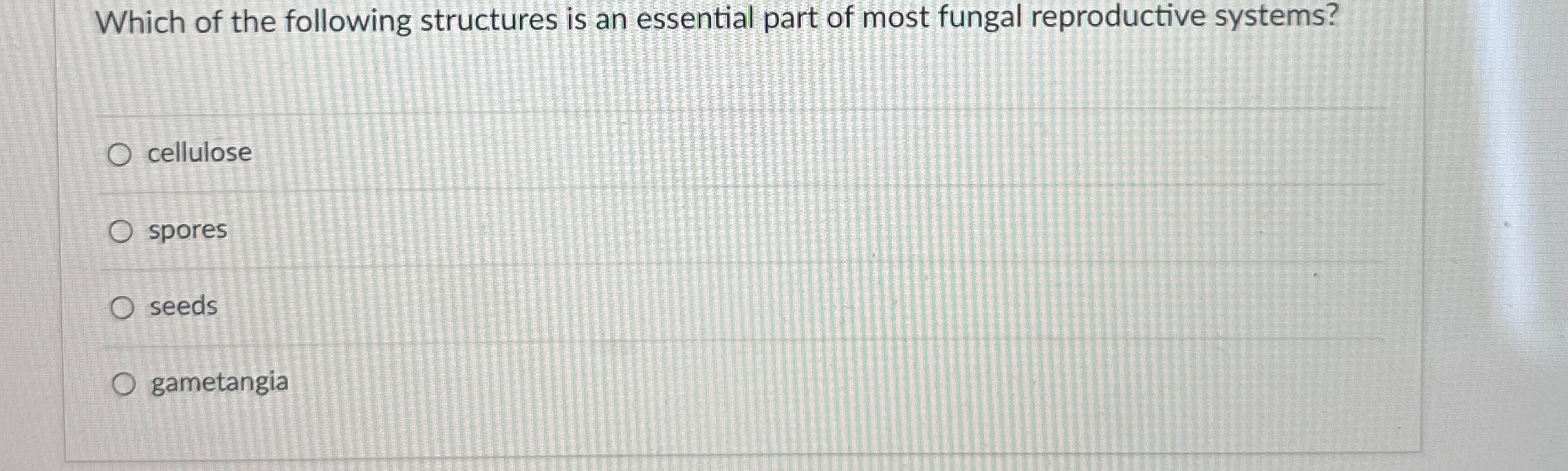 Solved Which of the following structures is an essential | Chegg.com