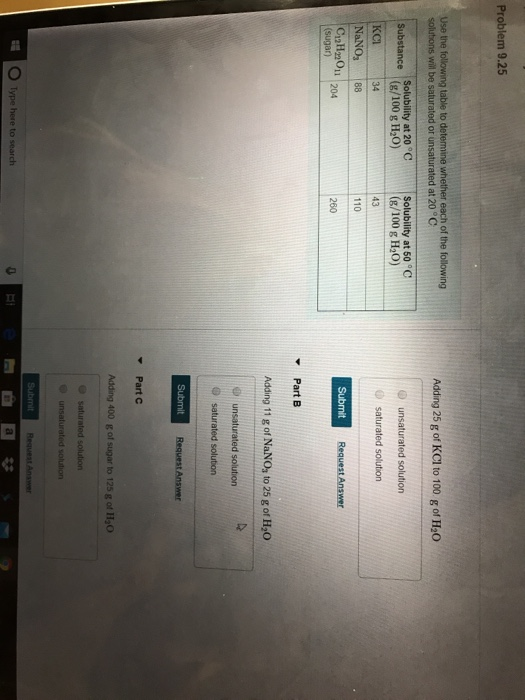 Solved Problem 9.25 Use the following table to determine | Chegg.com
