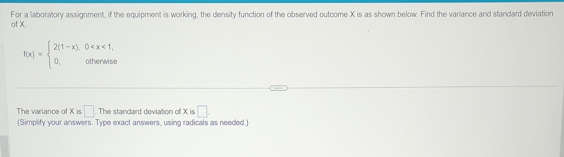 Solved For a laboratory assignment, if the equipment is | Chegg.com