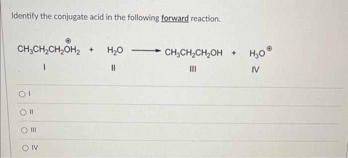 Solved For the following forward reaction, which reactant | Chegg.com