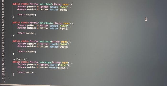 Solved I have shared everything with the starter codes | Chegg.com