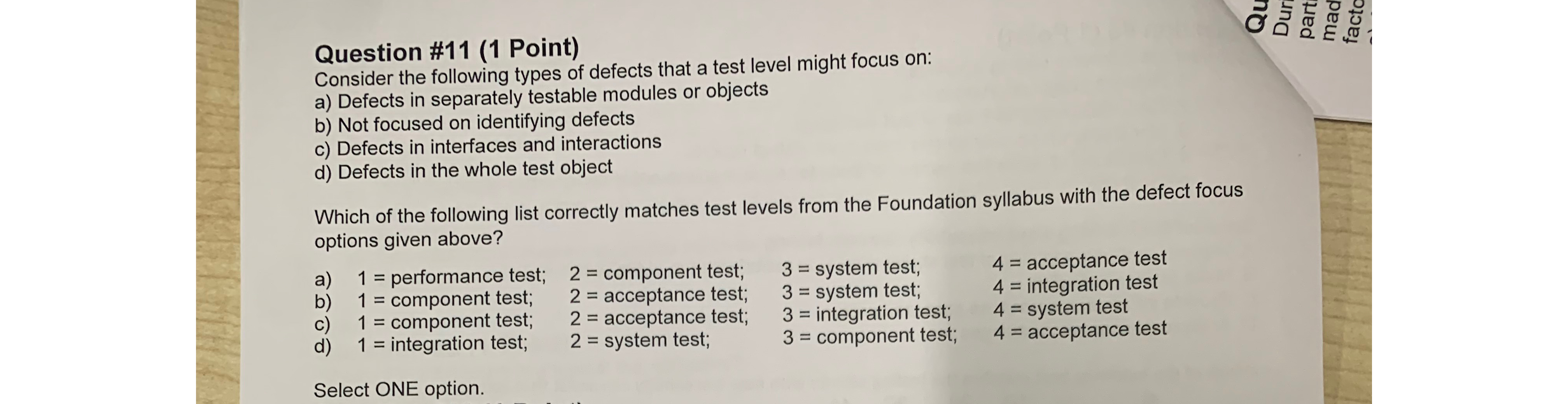 Solved Question #11 (1 ﻿Point)Consider the following types | Chegg.com