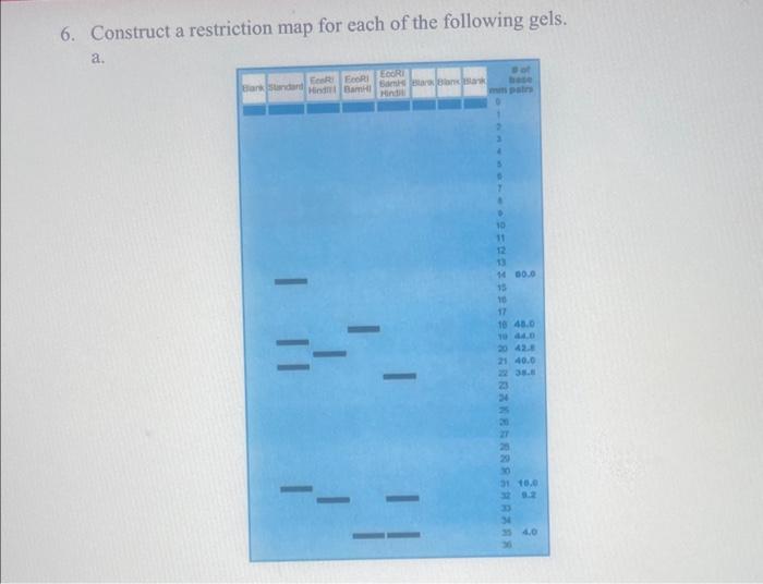 Solved 6. Construct a restriction map for each of the | Chegg.com