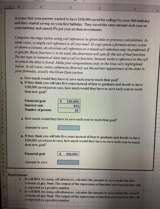 Solved Grader - Instructions Excel 2013 Proje | Chegg.com