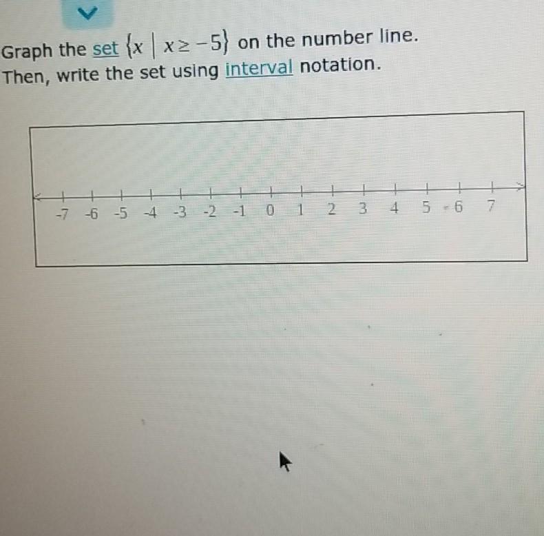 Solved Graph the set {x | x2-5) on the number line. Then, | Chegg.com