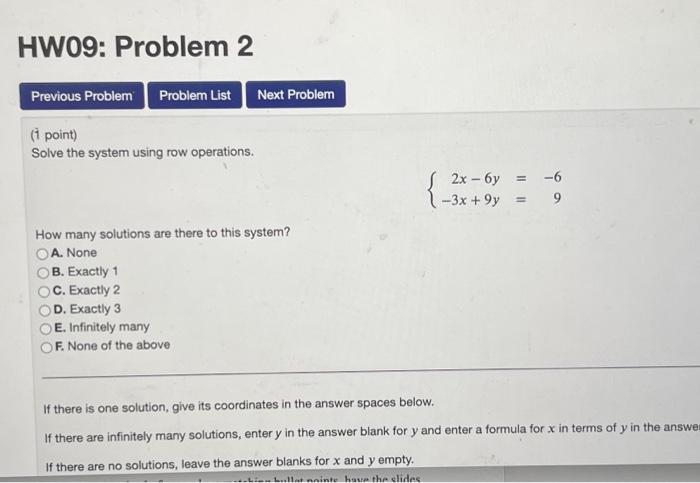 Solved Hw09 Problem 2 Previous Problem Problem List 1 0178