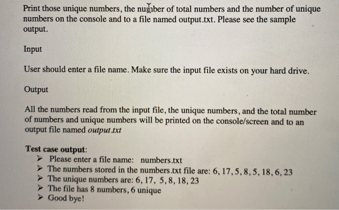 Solved Problem Statement Write a program that prompts user | Chegg.com
