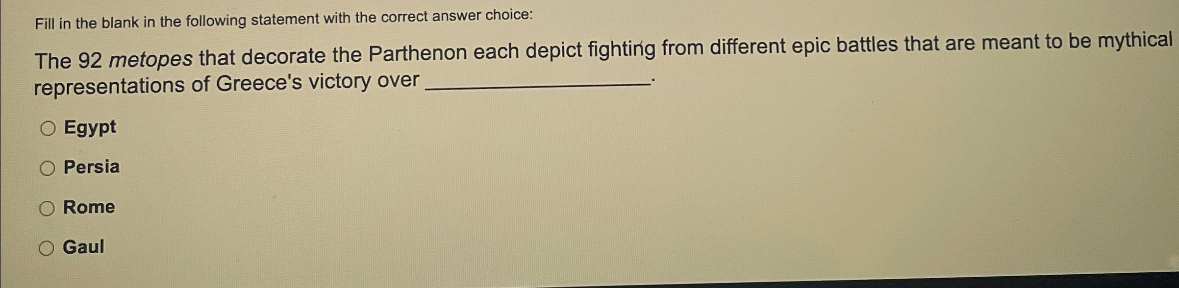 Solved Fill in the blank in the following statement with the | Chegg.com