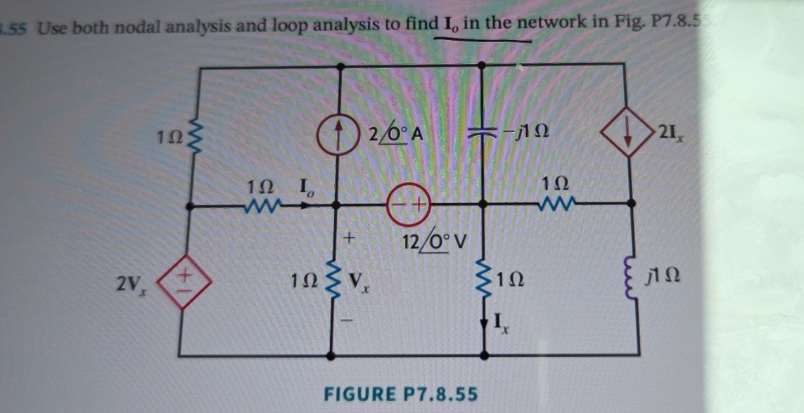 Solved Use both nodal analysis and loop analysis to find Io | Chegg.com