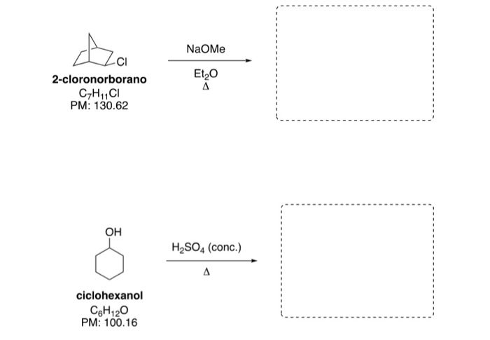 Solved Fill in the dashed boxes with the structures of the | Chegg.com