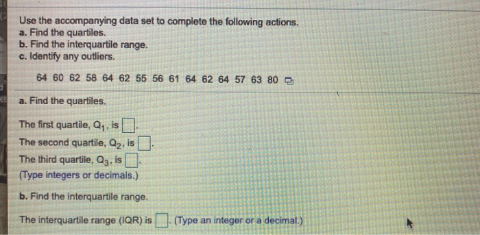 Solved Use the accompanying data set to complete the | Chegg.com Solved Use the accompanying data set to complete the | Chegg.com