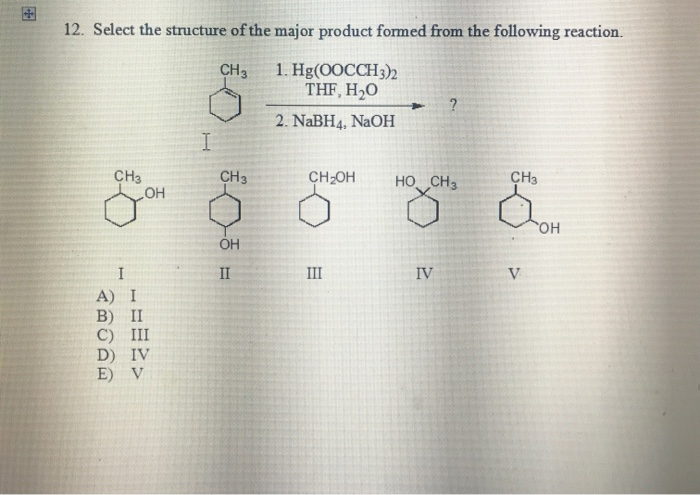 Solved 7. Select the structure of benzyl methyl ether. I CH₂ | Chegg.com