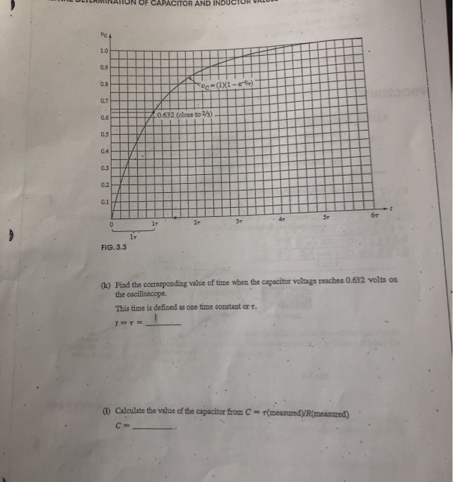 Solved PROCEDURE Part 1 Determining Capacitance (a) | Chegg.com