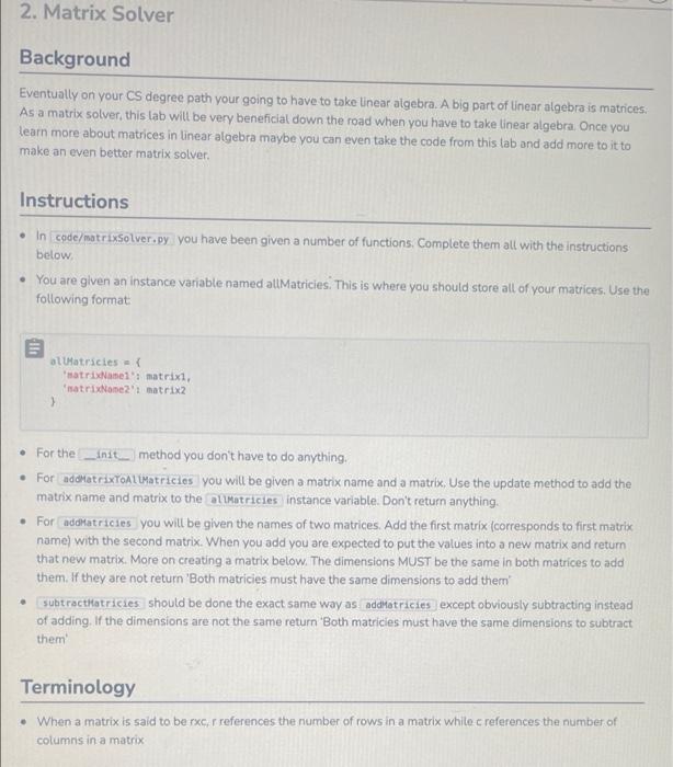 Solved PLEASE WRITE THE CODE IN PYTHON. INSTRUCTIONS ARE | Chegg.com