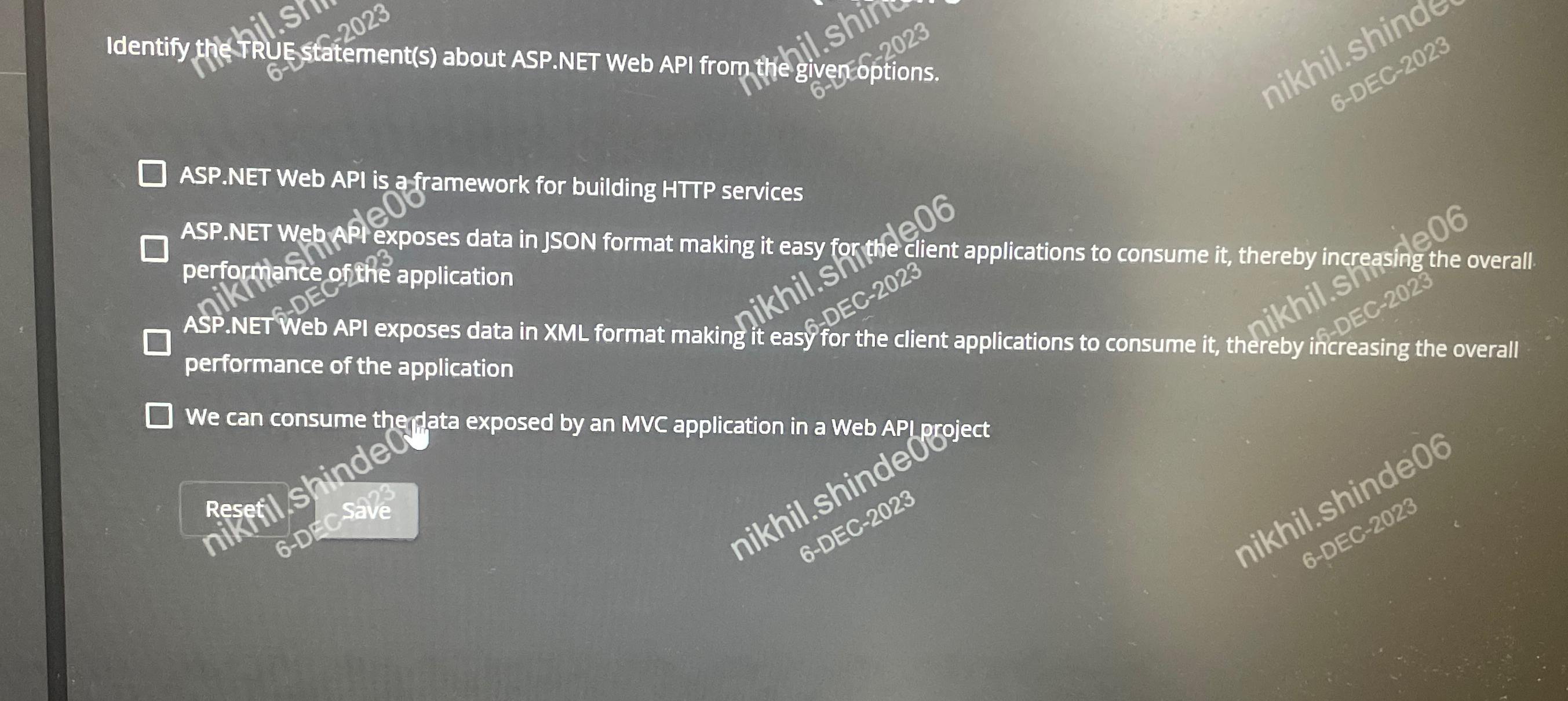 Solved ASP.NET Web API is a framework for building HTTP | Chegg.com