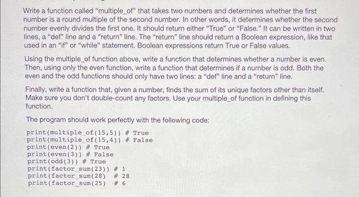 Solved *in python & make sure to document using ipo | Chegg.com