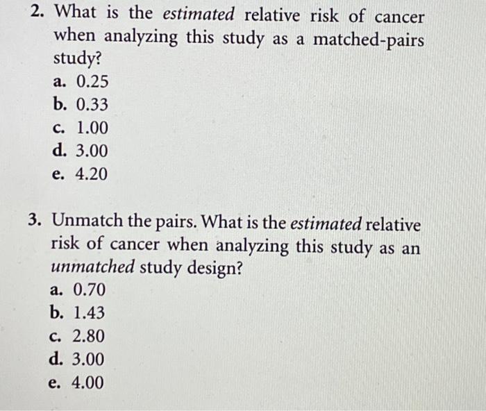 Solved Questions 2 and 3 are based on the information given | Chegg.com
