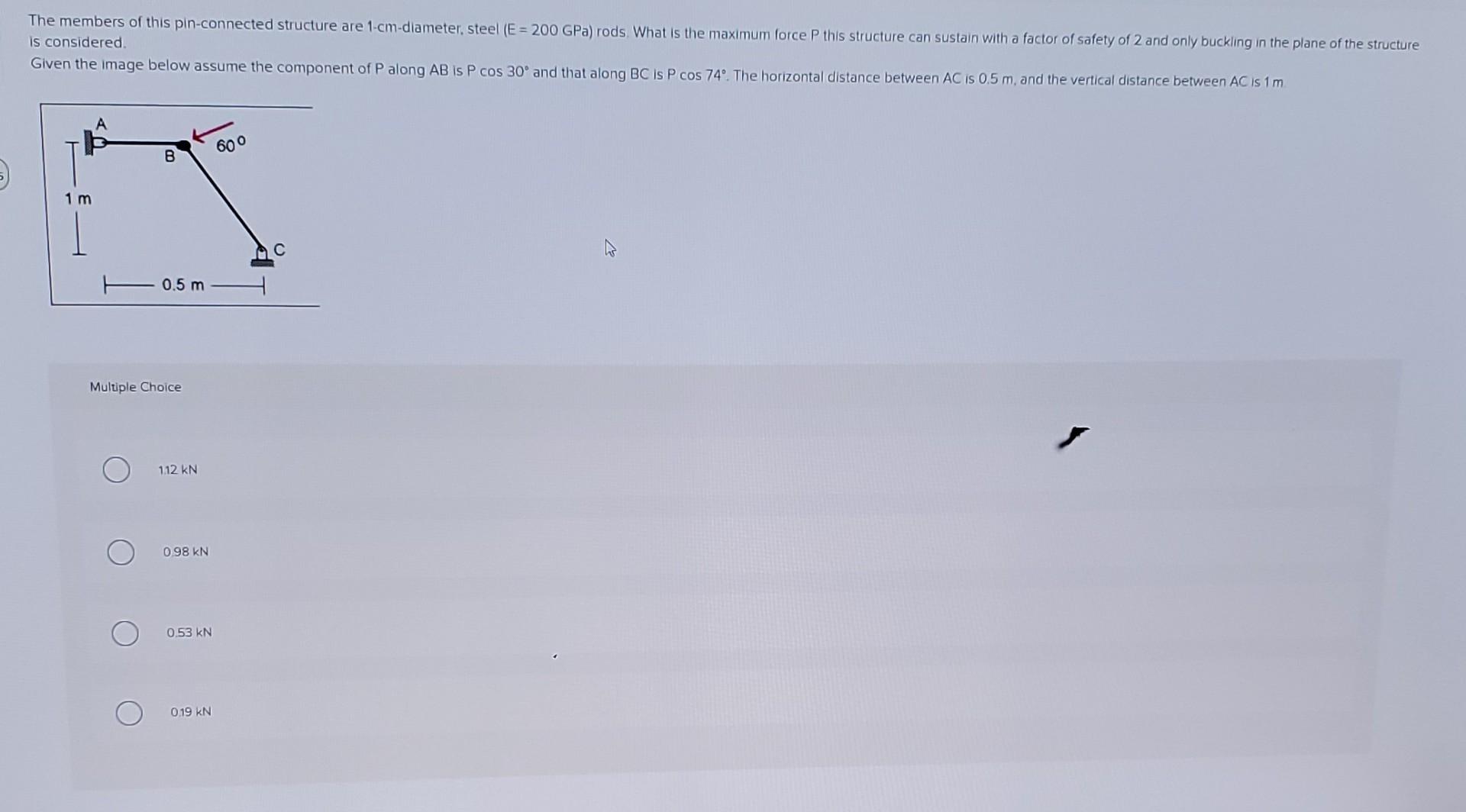 Solved The members of this pin-connected structure are | Chegg.com