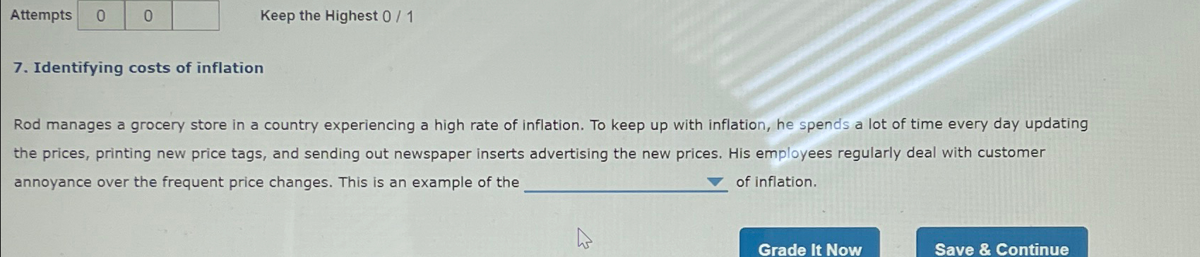 Solved Attempts00Keep the Highest 017. ﻿Identifying costs of | Chegg.com