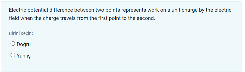 Solved Electric potential difference between two points | Chegg.com