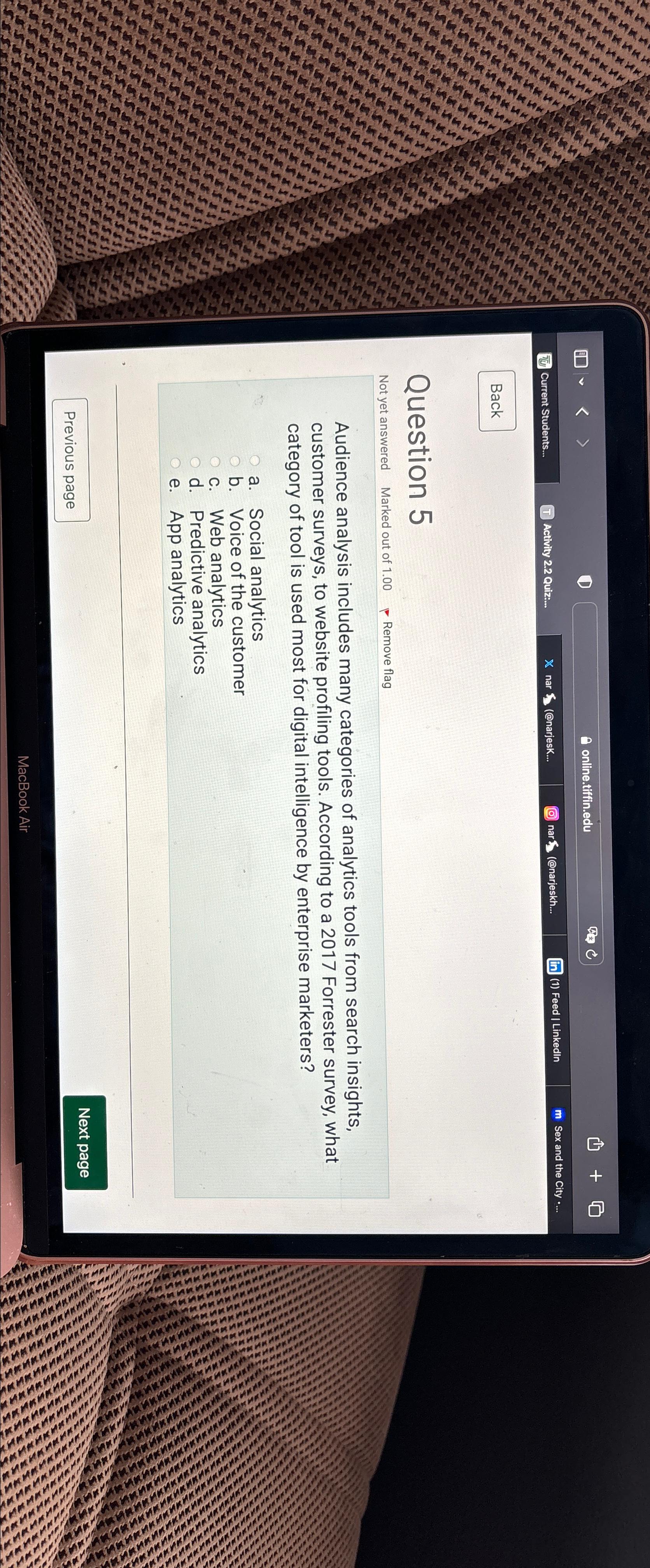 Solved Question 5Not yet answered Marked out of 1.00 ﻿Remove | Chegg.com