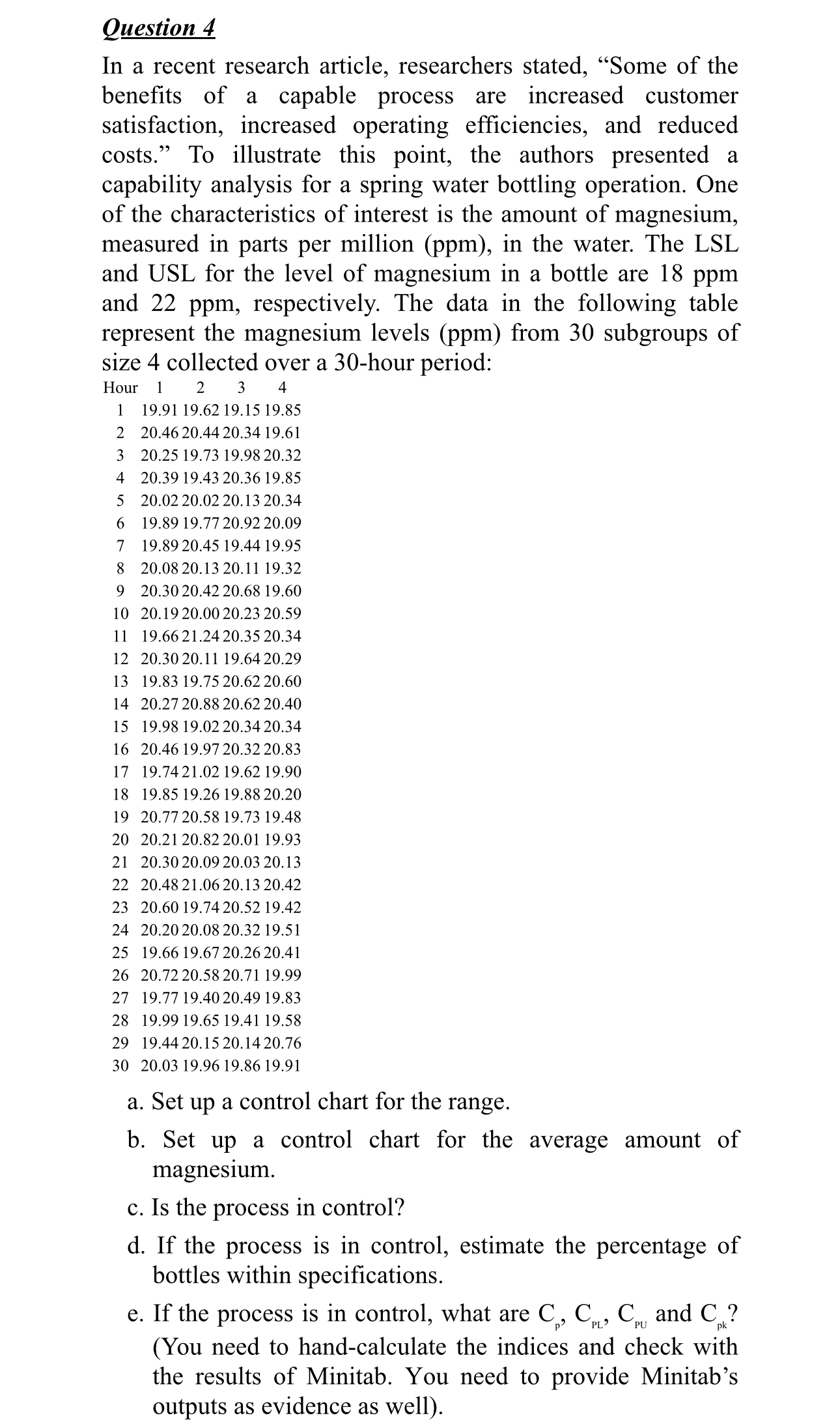 Solved Question 4In a recent research article, researchers | Chegg.com