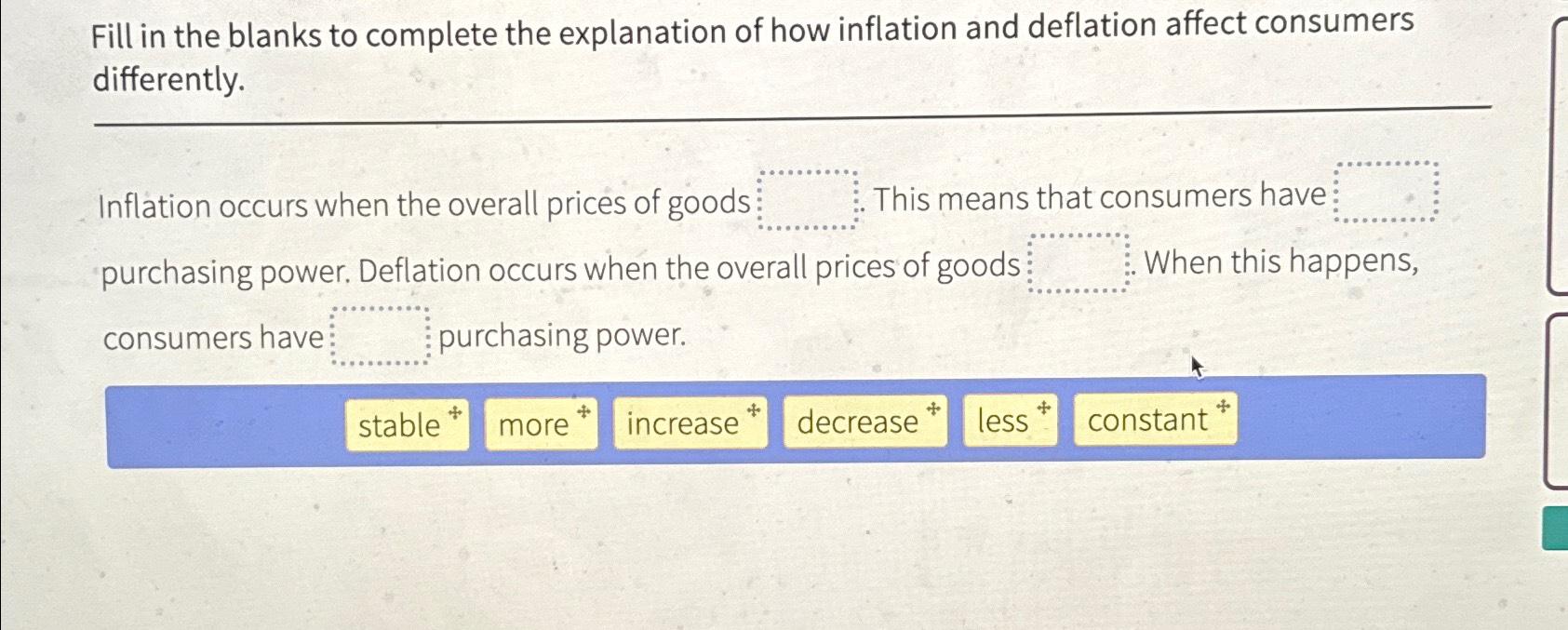 Solved Fill in the blanks to complete the explanation of how | Chegg.com