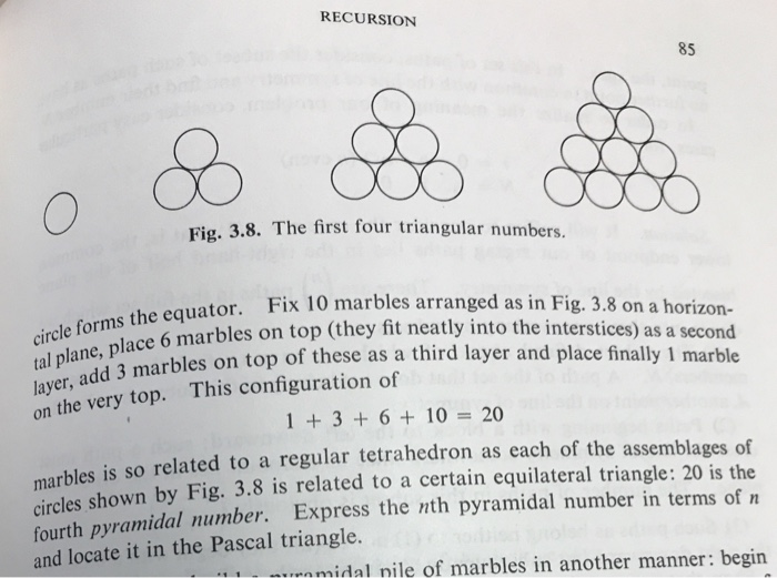 express the nth pyramidal number in terms of n and | Chegg.com