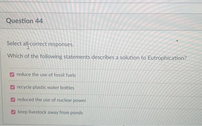 Solved Select Alf Correct Responses Which Of The Following