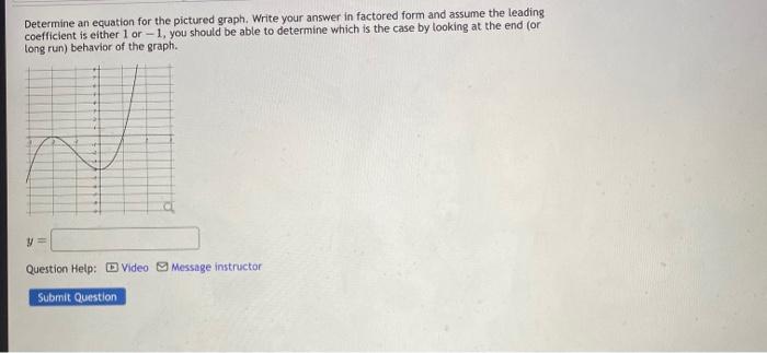 Solved Enlarged Graph [X]Determine an equation for the | Chegg.com